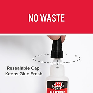 J-B Weld 33120H SuperWeld Glue - Clear Super Glue - 20g