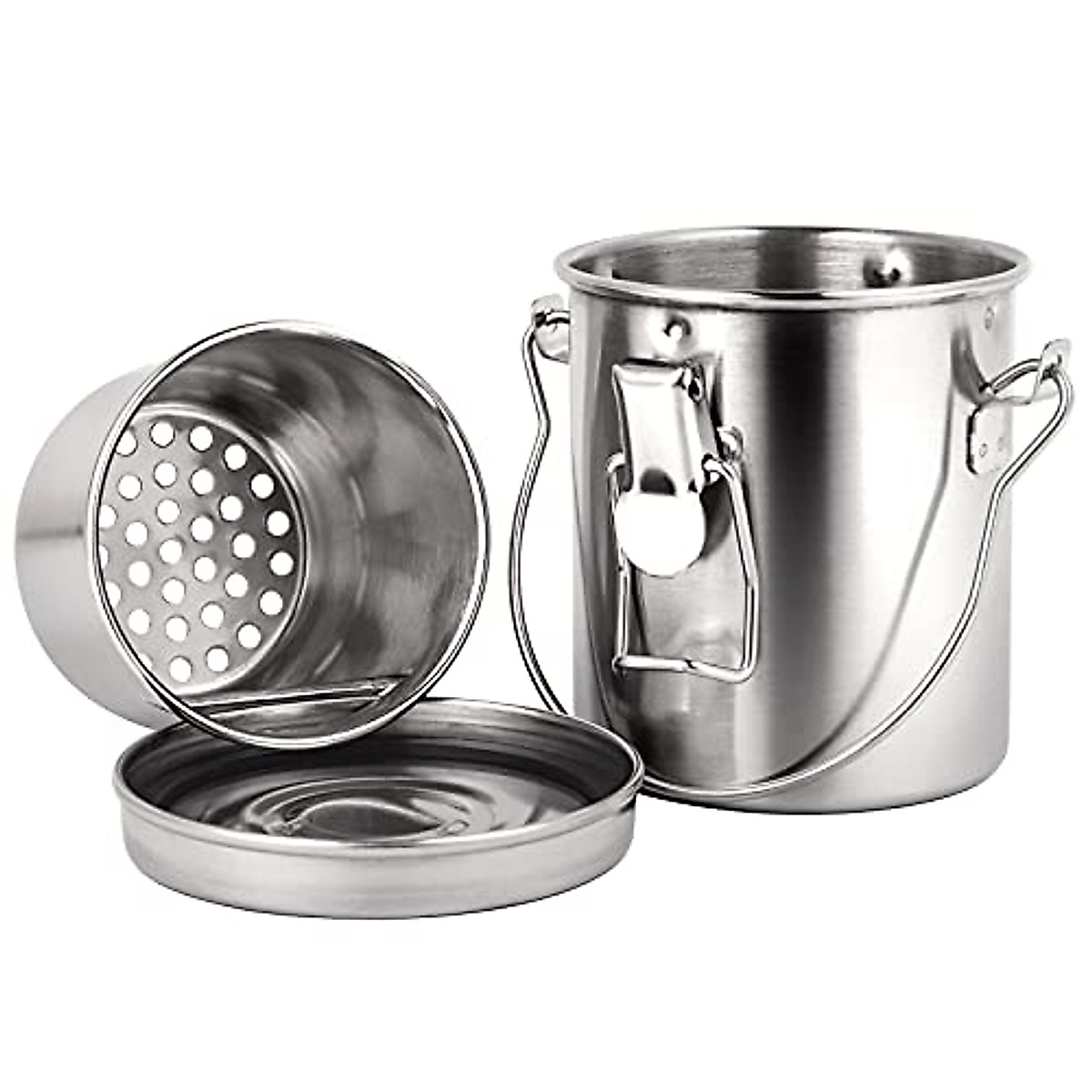 MyLifeUNIT Paint Brush Cleaner, Stainless Steel Brush Holder for Painting, 6.6 oz