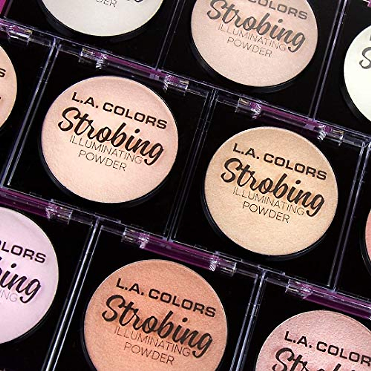 L.A. COLORS Strobing Illuminating Powder, Champagne, 1 Ounce
