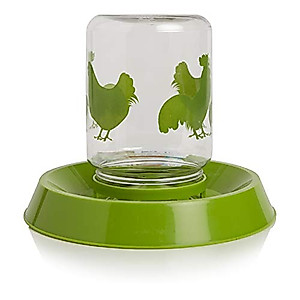 Lixit Reversible Waterers and Feeders for Chickens and Wild Birds (64 Ounce (Pack of 1))
