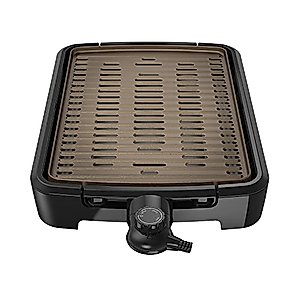 George Foreman Smokeless Indoor Grill, Party Size, Black, GFS0172SB