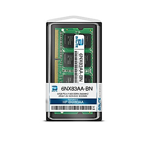 Brute Networks 6NX83AA-BN - 32GB DDR4-2666MHz 2Rx8 Non-ECC SODIMM (Compatible with OEM PN# 6NX83AA)