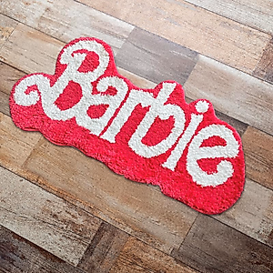 Luxape Mario Rug - Hypebeast Room Decor - Handmade & Premium- 35in (90cm) - Anime Rug - Designer Rugs - Aesthetic Room Decor - Cute Room Decor Coquette bathmat Rug