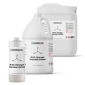 Chemfulfill Isopropyl Alcohol 99% - Highly Concentrated Isopropyl Alcohol 99.9% (Pint (16 fl oz))