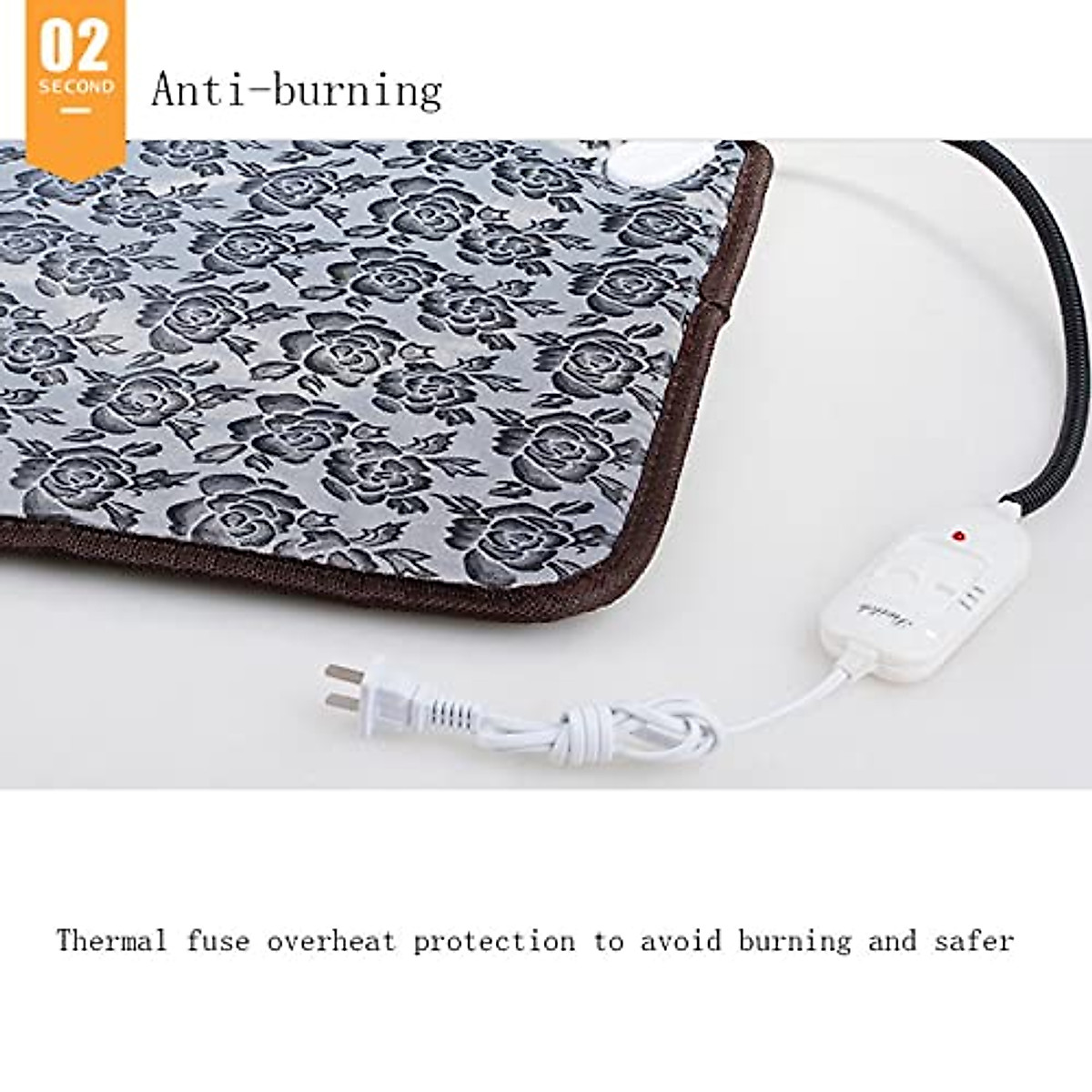 pstuiky Pet Electric Blanket Heating Soft Pad Three Gears Adjustable Temperature Electric Warmer Blanket Dog Cat Pad Waterproof Bite-Resistant Wire Mat 2022