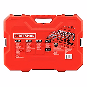 CRAFTSMAN Mechanics Tool Set, SAE / Metric, 135-Piece (CMMT12024)