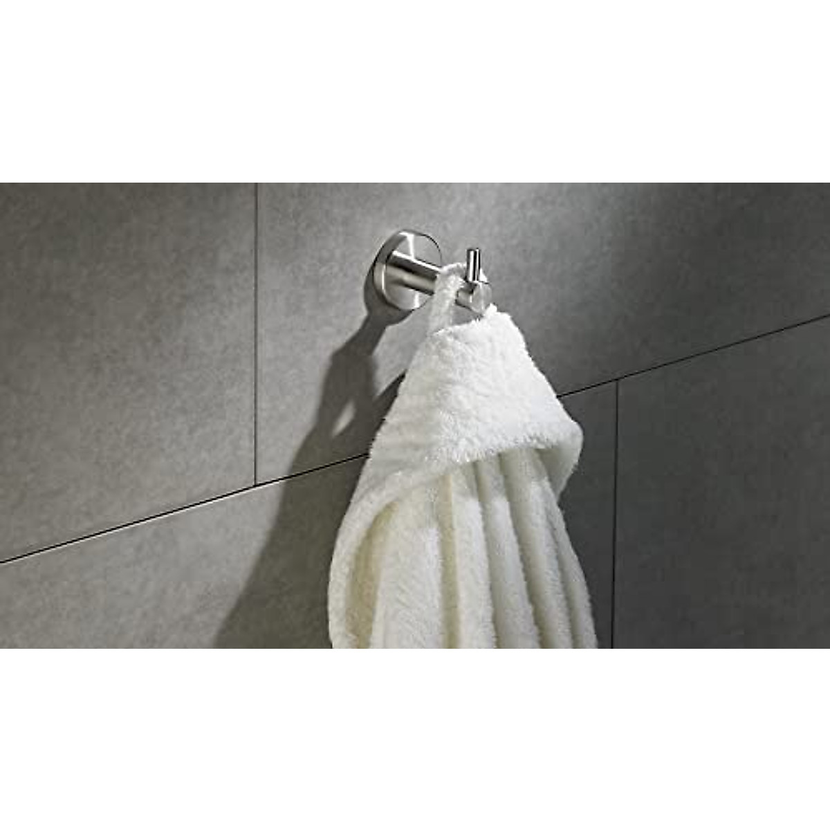 Richelieu Hardware - NB1090570 - Contemporary - Bathroom Hook - Bridgeport Collection - Brushed Stainless Steel Finish