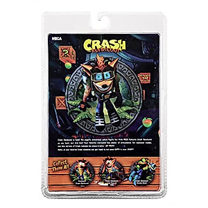 NECA - Crash Bandicoot 7" Scale Action Figure ? Deluxe Crash with Jetpack