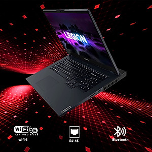Lenovo 2023 Legion 5 17.3" 144Hz Gaming Laptop, AMD Ryzen 7 5800H, 32GB RAM, 1TB PCIe SSD, NVIDIA GeForce RTX 3050, Backlit Keyboard, WiFi 6, Phantom Blue, Win 11 Pro, 32GB SnowBell USB Card