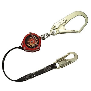 Honeywell PFL-6-Z7/9FT Miller Scorpion 9' Personal Fall Limiter with Rebar Hook and Swivel Shackle