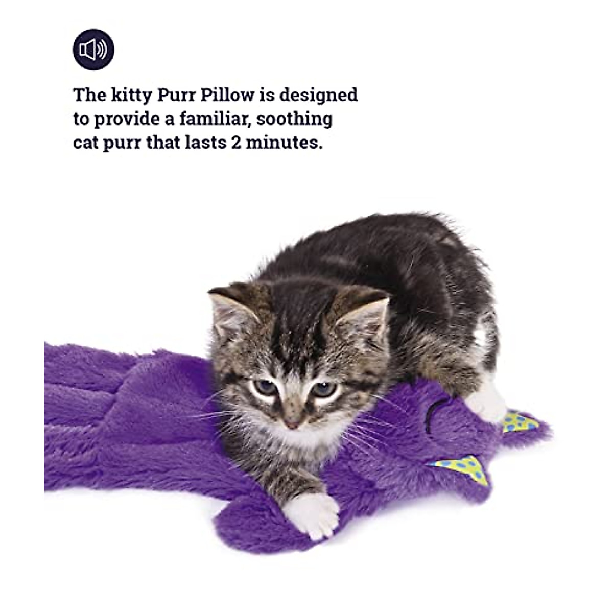 Petstages Purr Pillow Kitty Soothing Plush Cat Toy