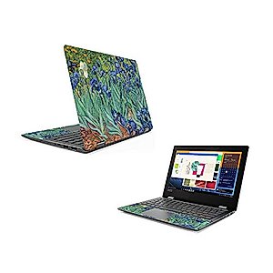 MightySkins Skin Compatible with Lenovo Flex 6 11" (2018) - Irises | Protective, Durable, and Unique Vinyl Decal wrap Cover | Easy to Apply, Remove, and Change Styles | Made in The USA