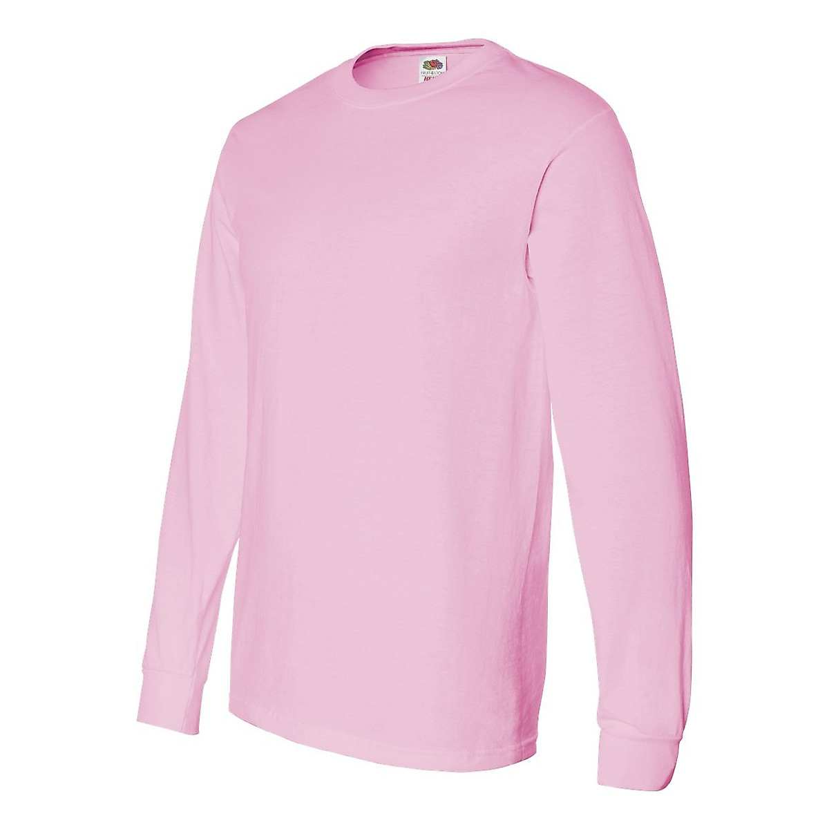 Fruit of the Loom Adult 5 oz. Long-Sleeve T-Shirt, Classic Pink, M