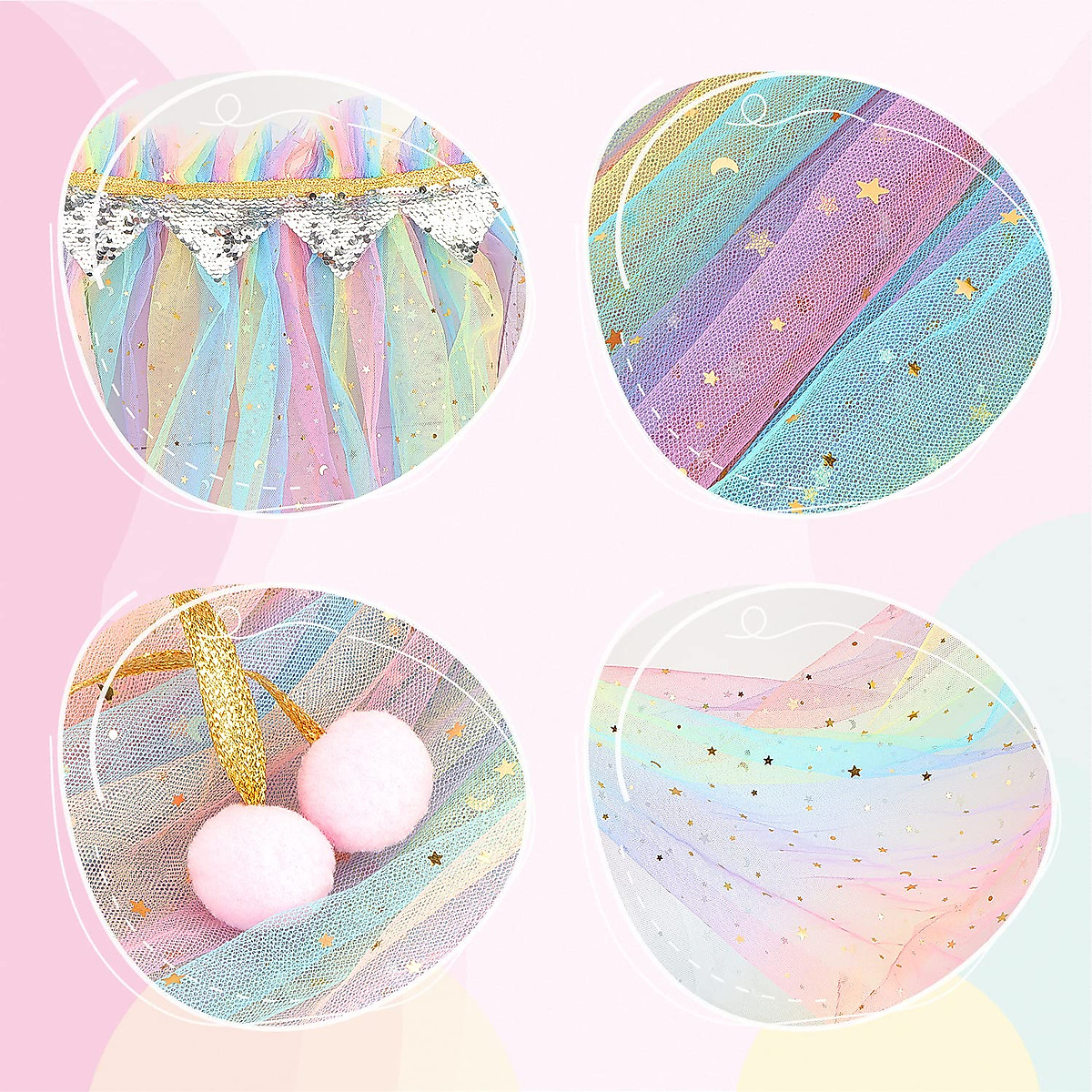 10 Pieces Princess Cape Set Dress up Clothes for Little Girls Party Cosplay Cloak with Jewelry Tiara Crown Wand Gloves