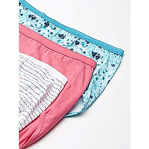 Just My Size Women's Plus Size Cool Comfort Cotton Brief 10-Pack, Assorted, 11