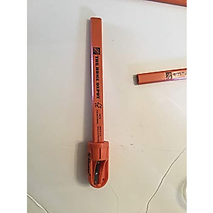 Carpenter Pencil and Carpenter Pencil Sharpener The Home Depot 10pk (10 Pk with Sharpener)