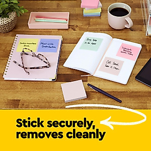 Post-it Mini Notes, 1.5x2 in, 12 Pads, America's #1 Favorite Sticky Notes, Canary Yellow, Clean Removal, Recyclable (653)