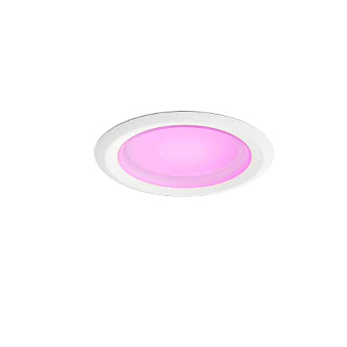 Philips Hue White and Color Ambiance Extra Bright High Lumen Dimmable LED Smart Retrofit Recessed 4" Downlight Compatible with Amazon Alexa Apple HomeKit and Google Assistant, 6-Pack
