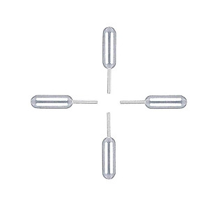 Dessert Pipettes 4ml, 100PCS Plastic Squeeze Transfer Pipettes Dropper Liquid Injector for Cupcake Strawberries (100）