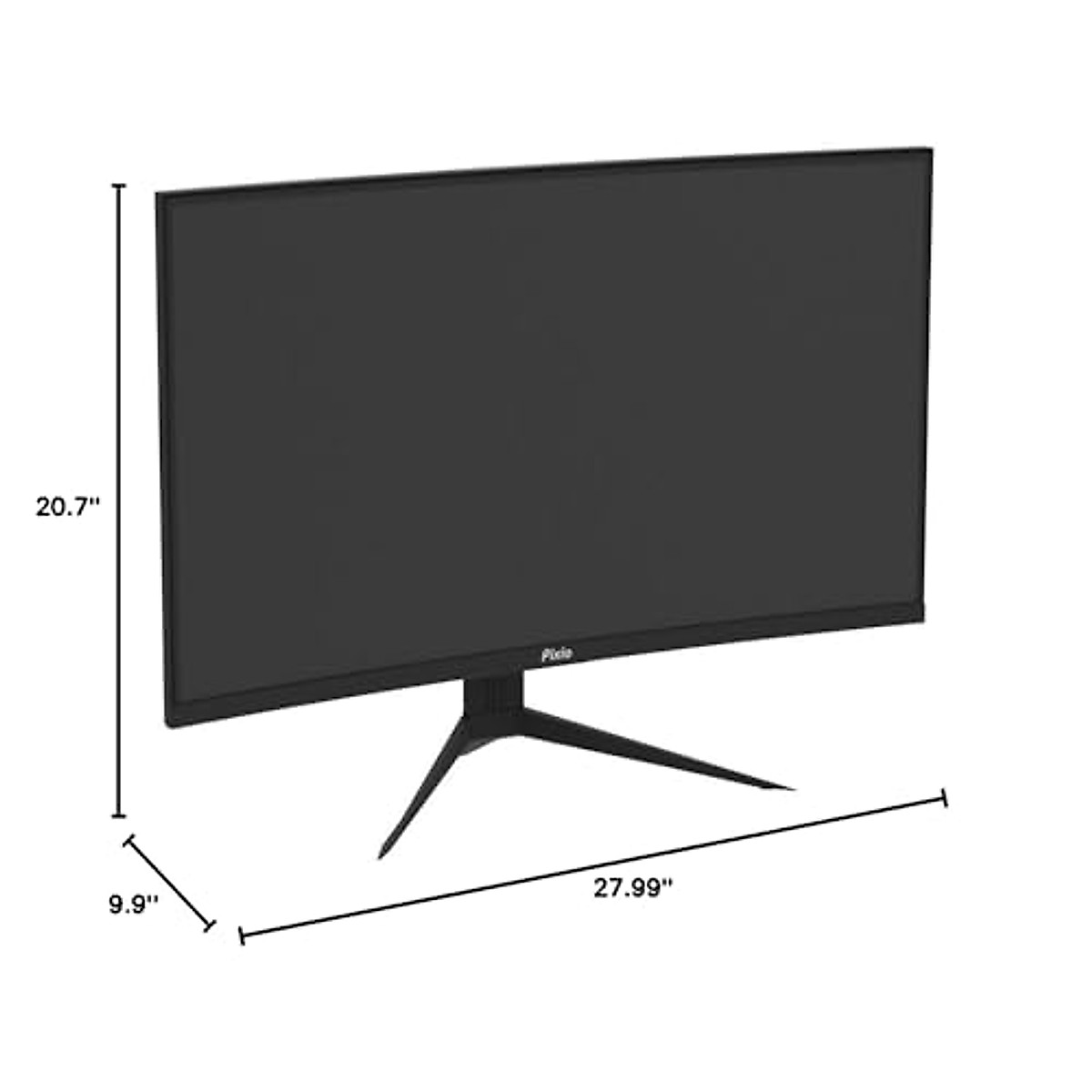 Pixio PXC327 Advanced 32 inch 165Hz Refresh Rate WQHD 1440p Resolution 1500R Curve Fast VA Panel 1ms GTG Response Time Adaptive Sync HDR Curved Gaming Monitor