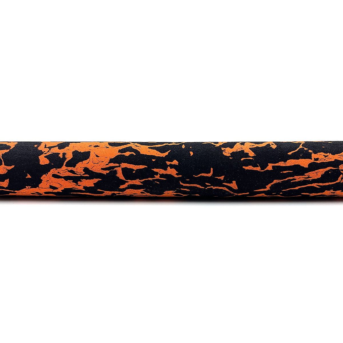 EVA Foam Grips for Fishing Rods (Fire Orange and Black), 17 3/4inch x 1.16inch x .47inch