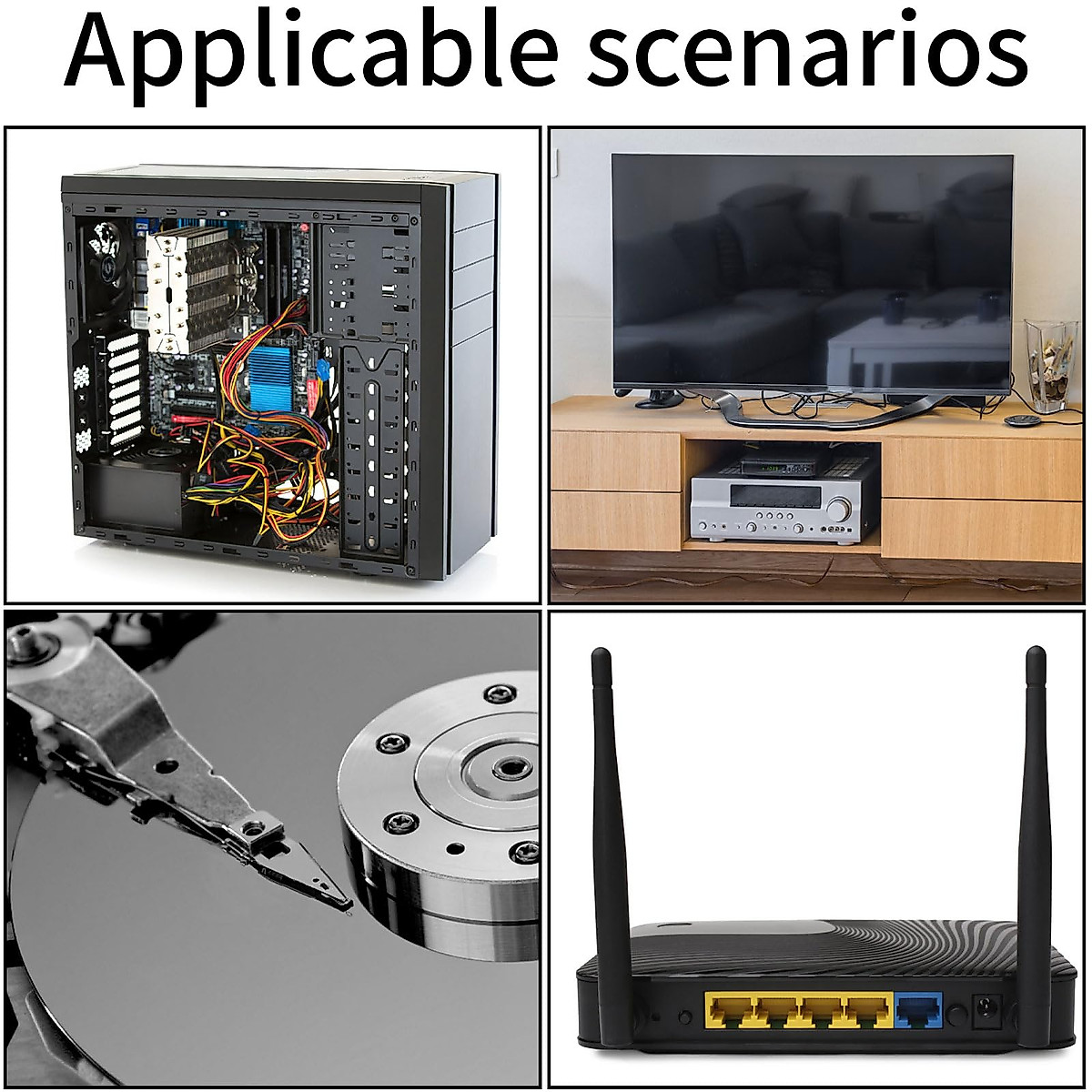 INCREWAY 710 Pcs M2 M2.5 M3 KM Flat Head Phillips Screws Cross Countersunk Machine Screw, Electronic Repair Screws Accessories, Black