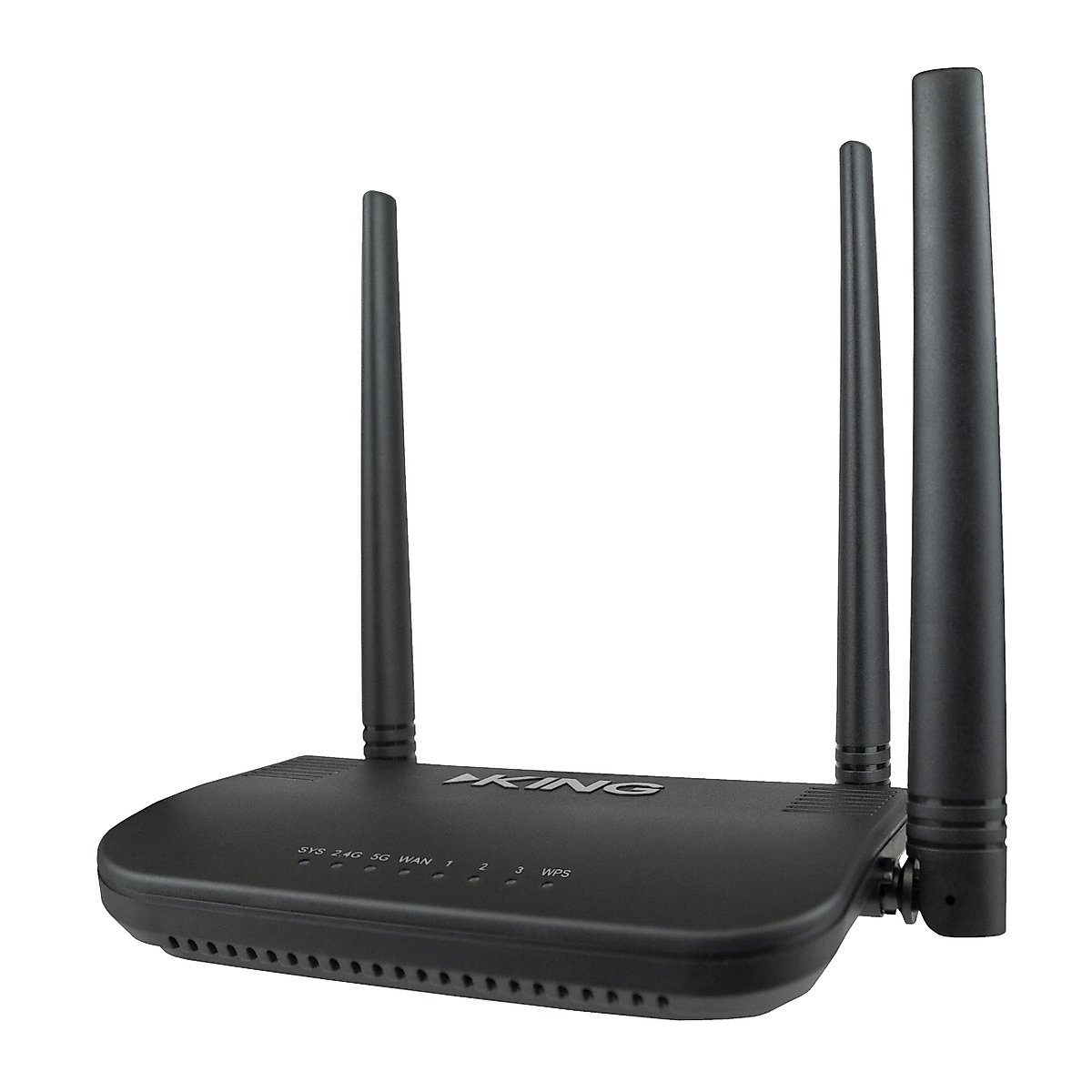 KING KF1000 Falcon Automatic Directional WiFi Antenna with WiFiMax Router and Range Extender - White