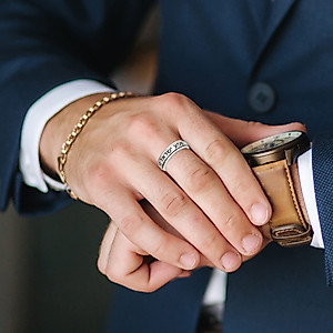 925 Sterling Silver Spinner Ring, Jewish Shema, Israeli Kabbalah Blessing Ring Rare Jewelry