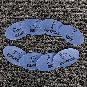 Really Good Stuff Carpet Mark-Its Get Moving Activity Set of 3