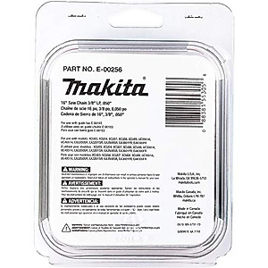Makita E-00256 16" Saw Chain, 3/8" LP.050"
