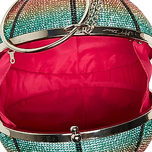 Betsey Johnson Slam Dunk Rhinestone Basketball, Multi