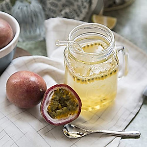 Piteno® 16-Pack Reusable Glass Straws, Clear Glass Drinking Straws, Perfect for Smoothies, Milkshakes, Juice, Tea, Set of 6 Straight and 6 Bent with 4 Cleaning Brushes (Size 8.5''x10MM)