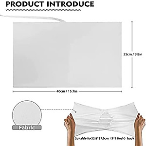 TOADDITDO Butterfly Book Cover Protector for Students Teachers School Supplies Stationary Notebook Protective Book Pouch 9x11 Inch Textbook Cover