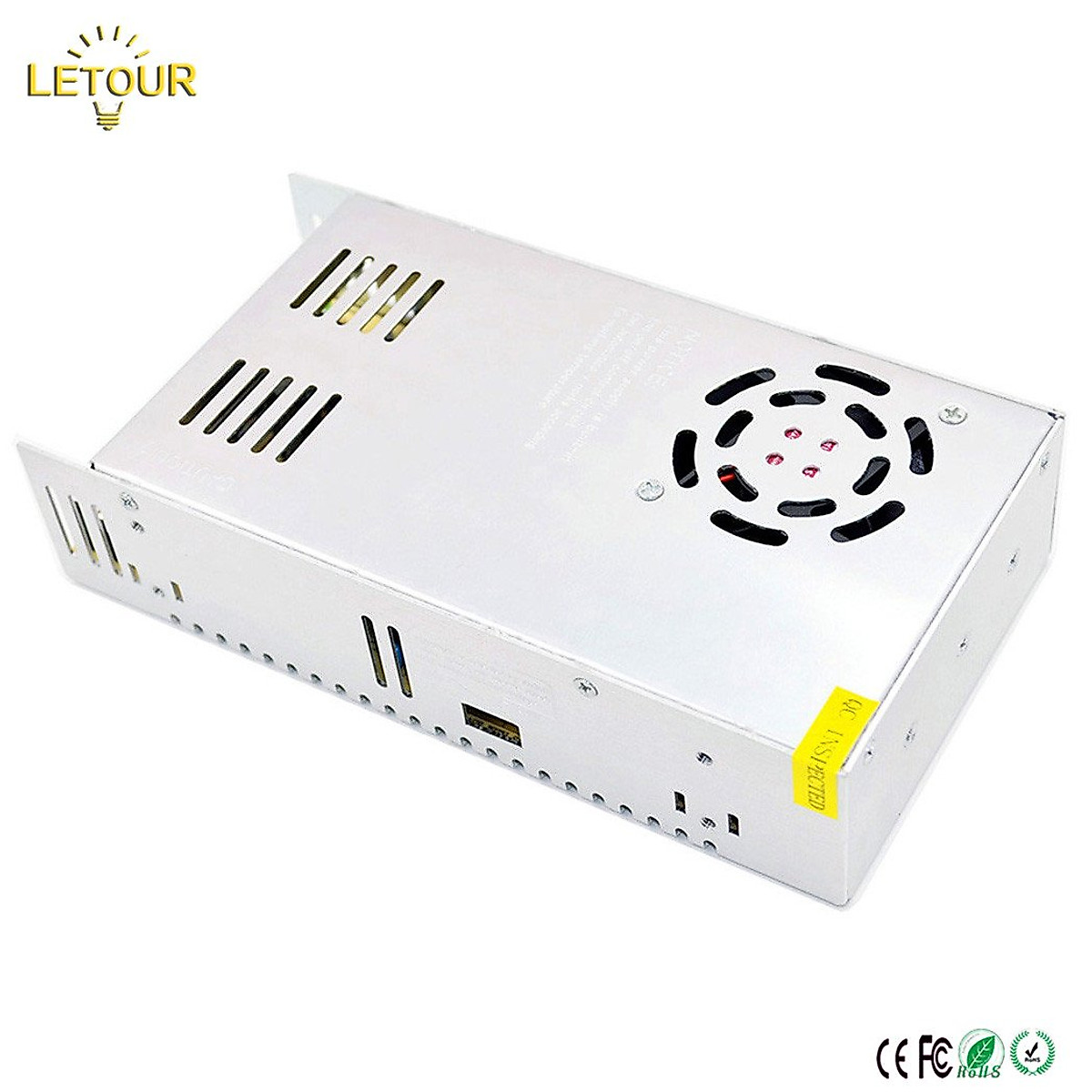 12V DC Power Supply 30A AC 96V-240V Converter Adapter Universal Regulated Switching Power Supply 12Volt 360W LED Power Supply for LED Strip,CCTV, Radio, Computer Project (12V 30A 360W)