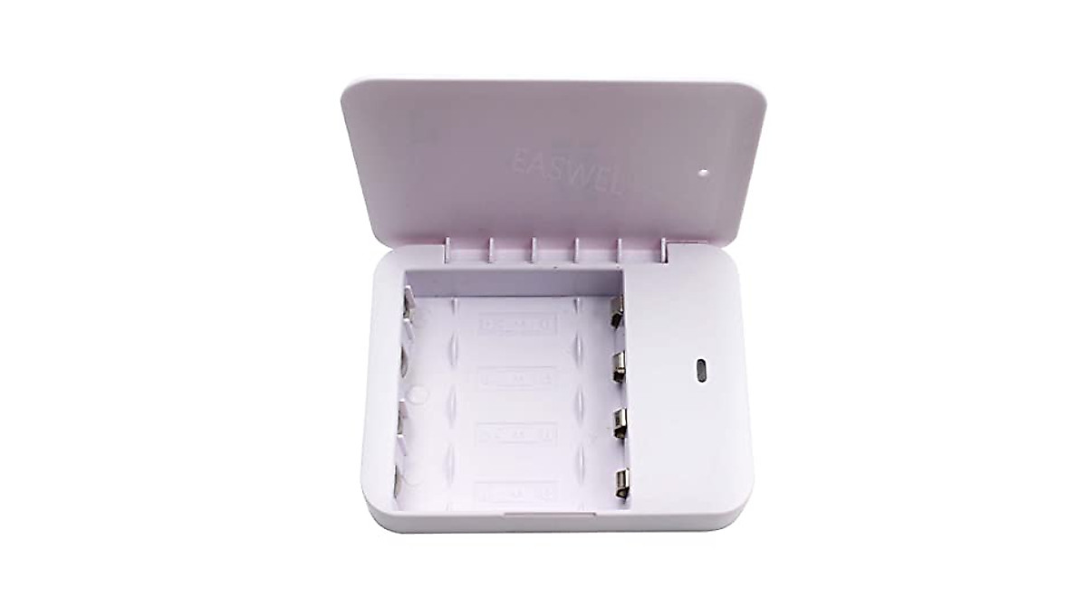 EASWEL Emergency USB Power Bank - Portable AA Battery Charger