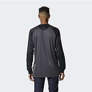 adidas Mens Goalie Jersey Black/Utility Black/Scarlet SM