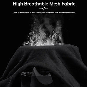 Black Ski Mask for Men Balaclava Face Mask Women Summer Shiesty Mask Full Head Mask for Motorcycle Helmet Football Sun Protection