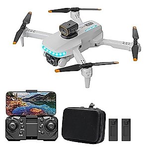 GoolRC Remote Control Drone with Camera 720P Dual Camera Obstacle Avoidance WiFi FPV Storage Bag Package Trajectory Flight Gesture Photography Follow Flight
