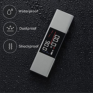 Diirglus Digital Inclinometer Protractor 4 * 90° Digital Angle Finder Gauge Precision Goniometer with LCD Display for Sawing/Decoration/Woodworking