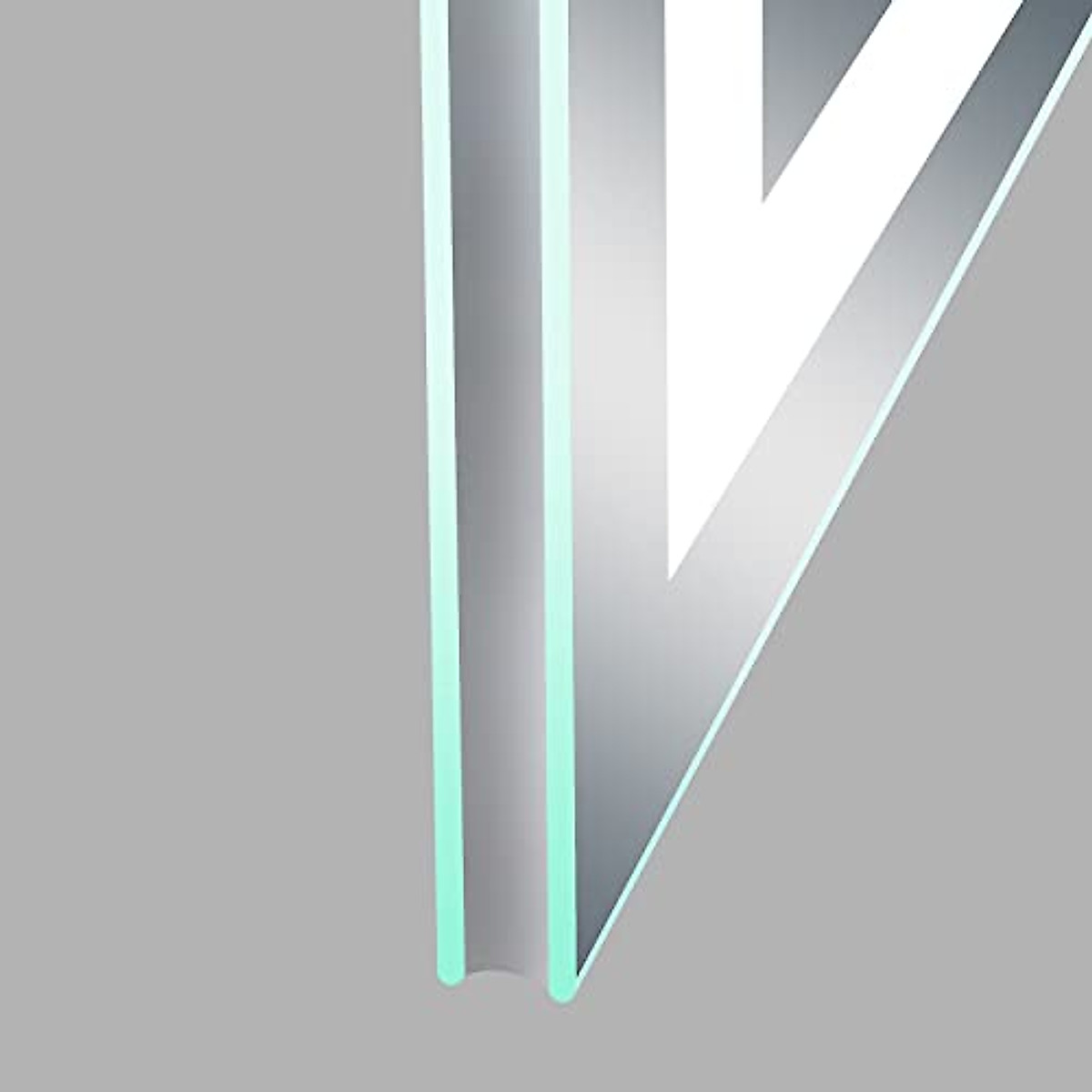 LEDMyplace 72 X 30 Inch LED Lighted Bathroom Mirror Medicine Cabinet Double Sided Mirror On/Off Switch Hector Style