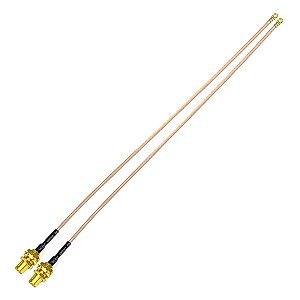 Bingfu U.FL IPX IPEX to RP-SMA Female Bulkhead Mount RG178 WiFi Antenna Adapter Coaxial Pigtail Cable 30cm 12 inch 2-Pack for WiFi Router Gateway Wireless Mini PCI Express PCIE Network Card Adapter