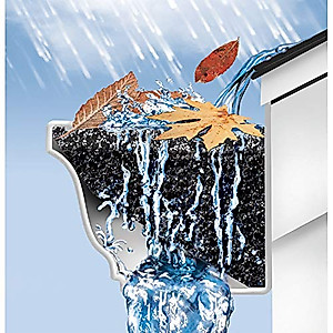 GUTTERSTUFF GSK632-2 Guard K Style Foam Gutter Filter Insert, 6-Inch, Original