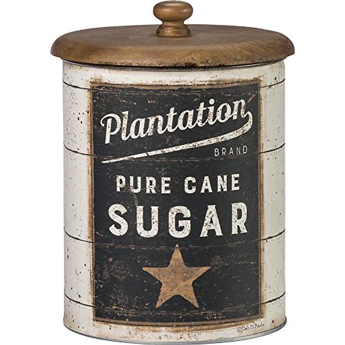 Primitives by Kathy Farmhouse Tin Canisters, Sugar, Coffee, Flour