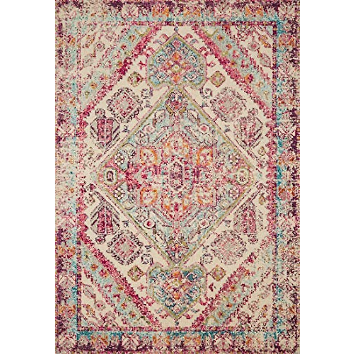 Loloi II Nadia NN-03 Aqua Transitional Area Rug 8'-0" x 11'-0"