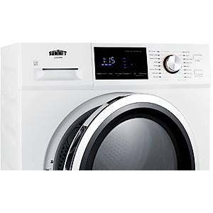 4.4 cu ft Front Load Dryer w/Glass Window - 15 Settings, 220v/1ph, White