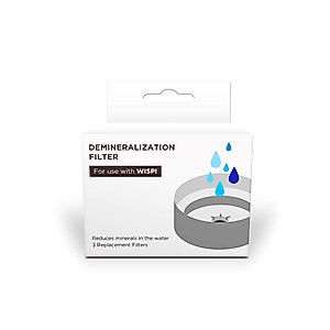 LittleHippo WISPI Humidifier Replacement Demineralization Filters - Air Purifier Demineralization Cartridge - Air Diffuser Replacement Filter for Bedroom or Baby Nursery (3-Pack)