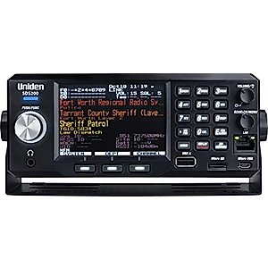 Uniden SDS200 Advanced X Base/Mobile Digital Trunking Scanner, Incorporates The Latest True I/Q Receiver Technology, Best Digital Decode Performance in The Industry