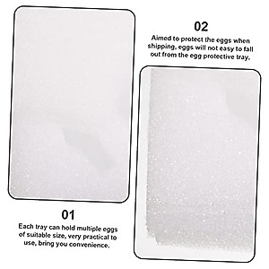 LIGHTAOTAO Rutin Egg Protection chicken egg trays foam egg trays foam egg holder egg foam trays shipping foam egg trays for shipping egg container household egg holder pearl cotton