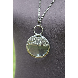 Magnifying Glass Necklace for Women, Steam Punk Goth Unisex Jewelry, Useful Magnifier Jewelry, Gift for Grandmother, Mom, Retiree, Artisan Hand Crafted by Bayou Glass Arts