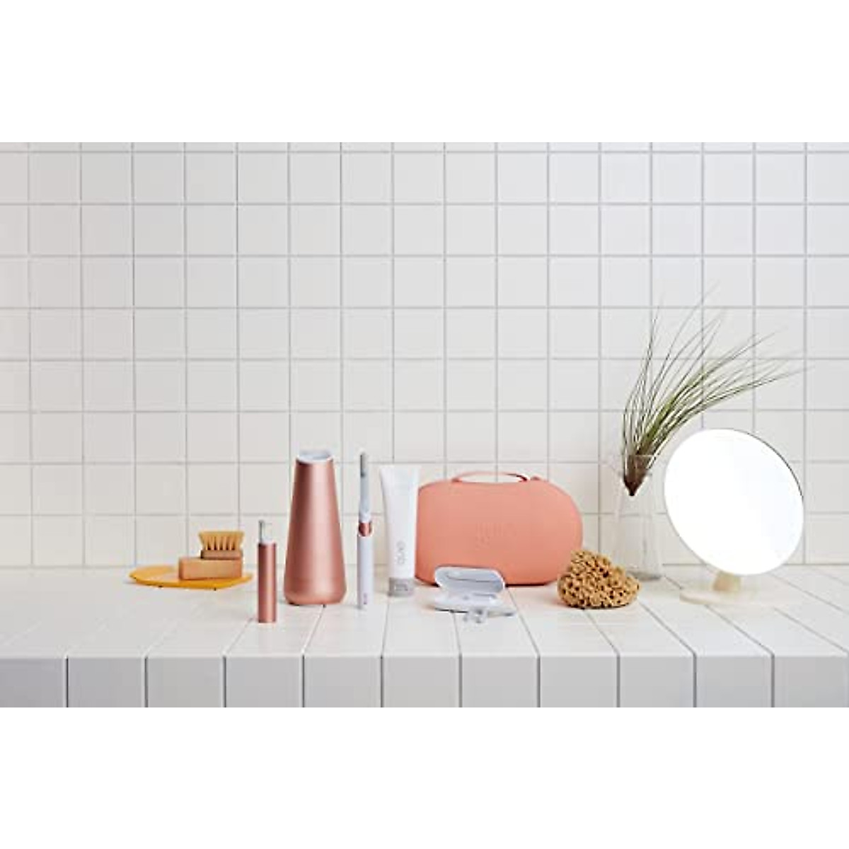 Quip Refillable Mouthwash Starter Kit, 4X Concentrate, Alcohol-Free, Kills Bad Breath Germs, Helps Prevent Cavities, Mint - Copper Metal, 1, 4.0 Fl Oz (920-00116)